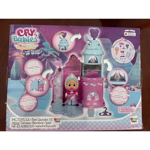 Toys | Cry Babies Elodies Crystal Castle Icy World Magic Tears Playset ...